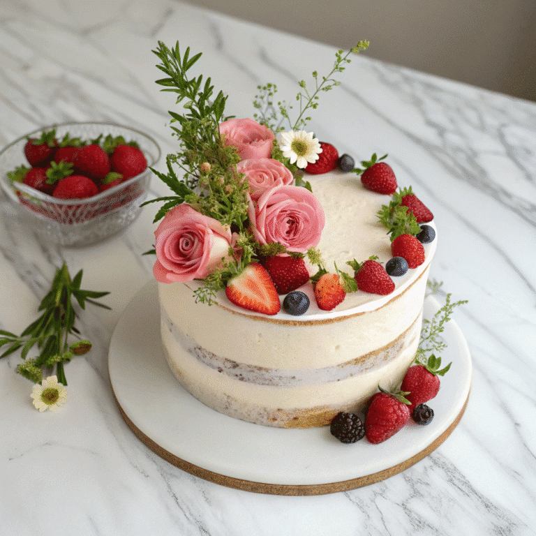 Naked Cake Magic: How to Make Stunning Minimalist Desserts at Home - Rifod