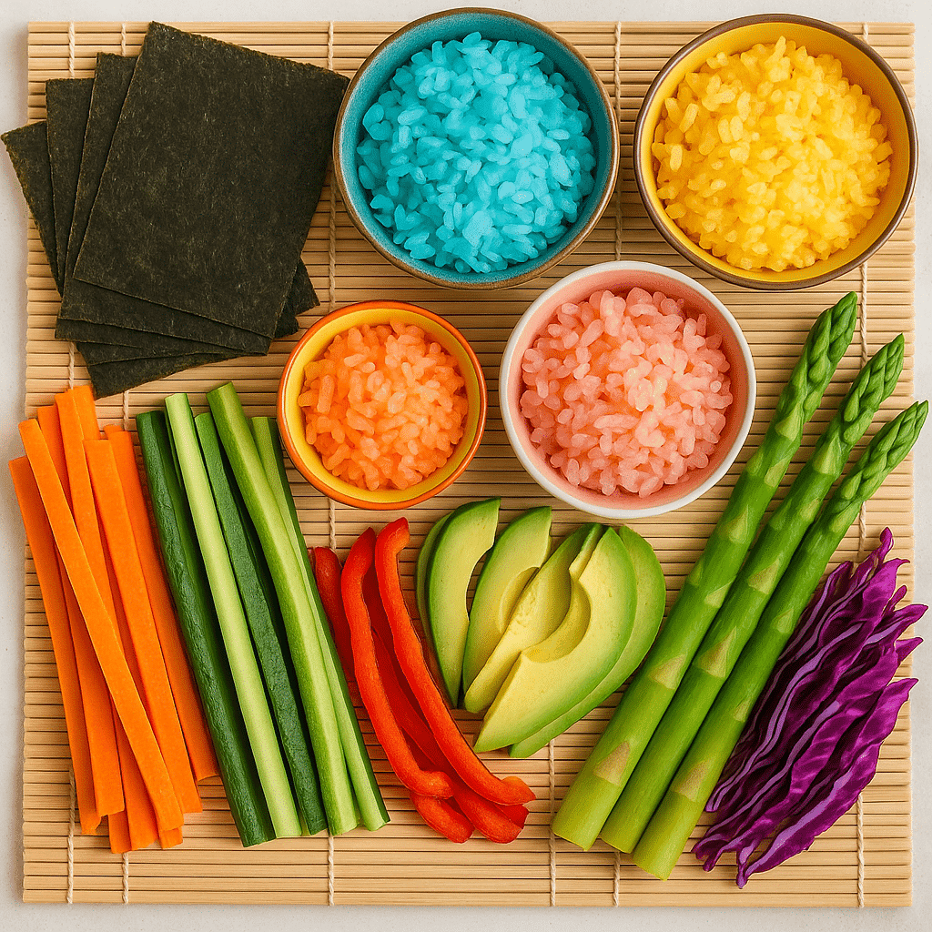 Prismatic Sushi Recipe – The Best Colorful Sushi Roll to Try Today