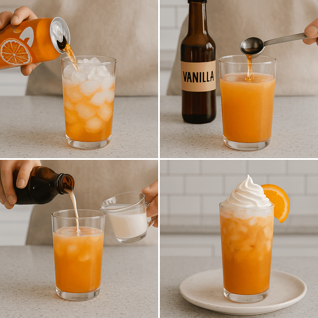 Orange Creamsicle Dirty Soda Recipe – The Best Creamy Citrus Drink